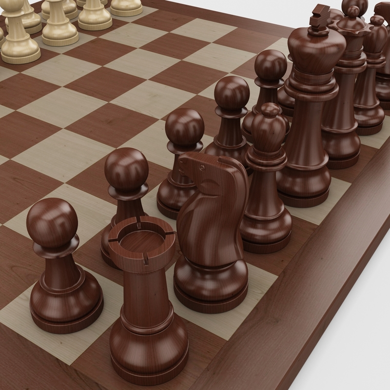chess 2 3d model