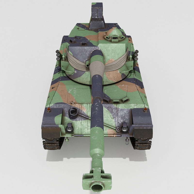 3d model austrian sk-105 light tank