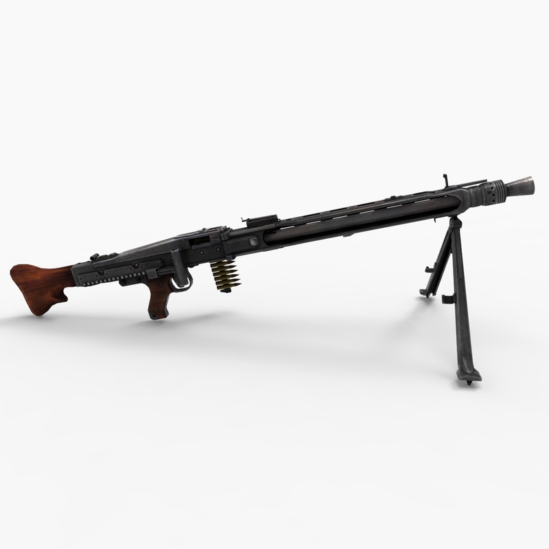 3d model of mg42