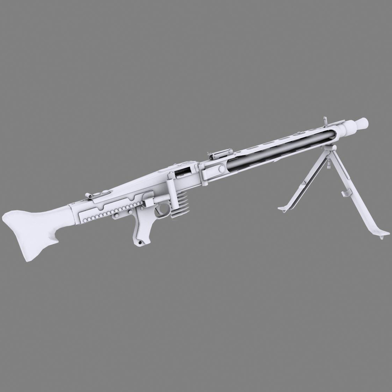 3d model of mg42