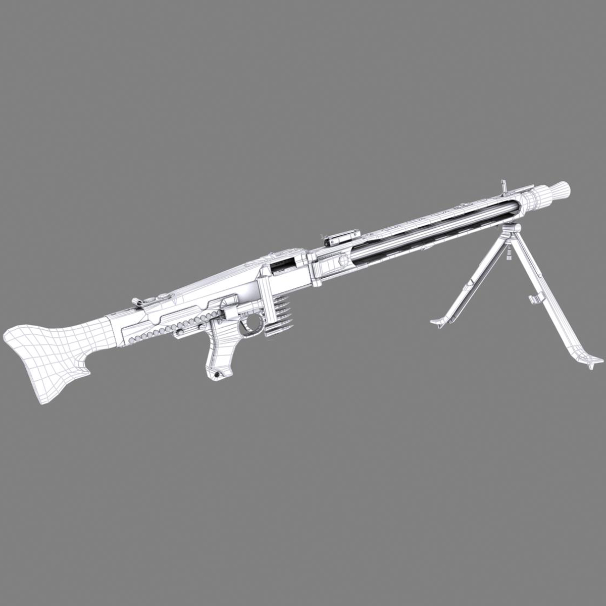 3d model of mg42