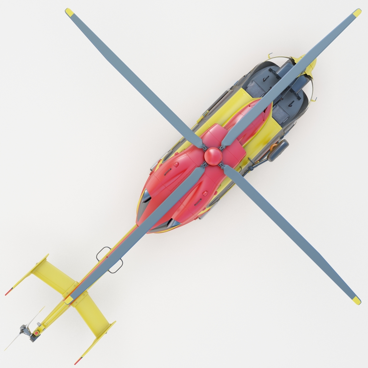 eurocopter ec145 helicopter 3d 3ds