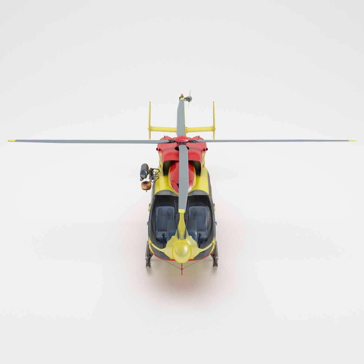 eurocopter ec145 helicopter 3d 3ds