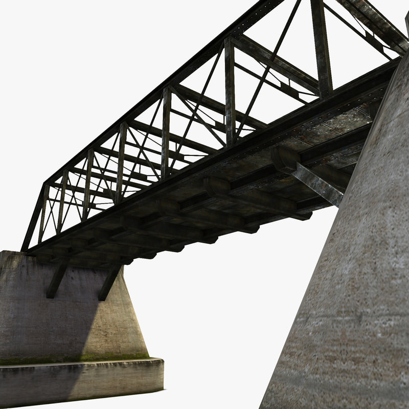 3d bridge steelbridge concrete