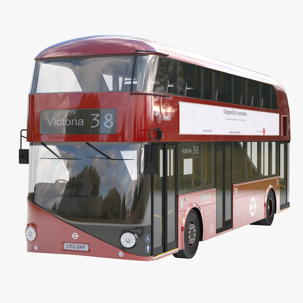 articulated city bus 3d model