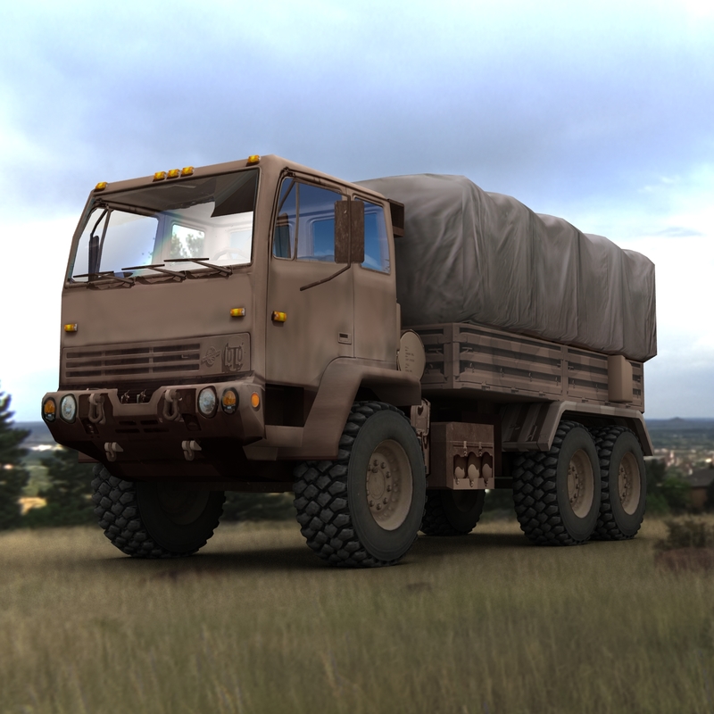 3d fmtv m1083 desert mtv model