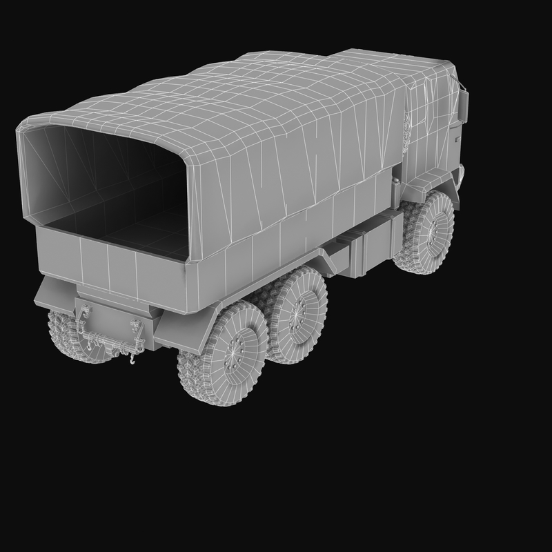 3d fmtv m1083 desert mtv model