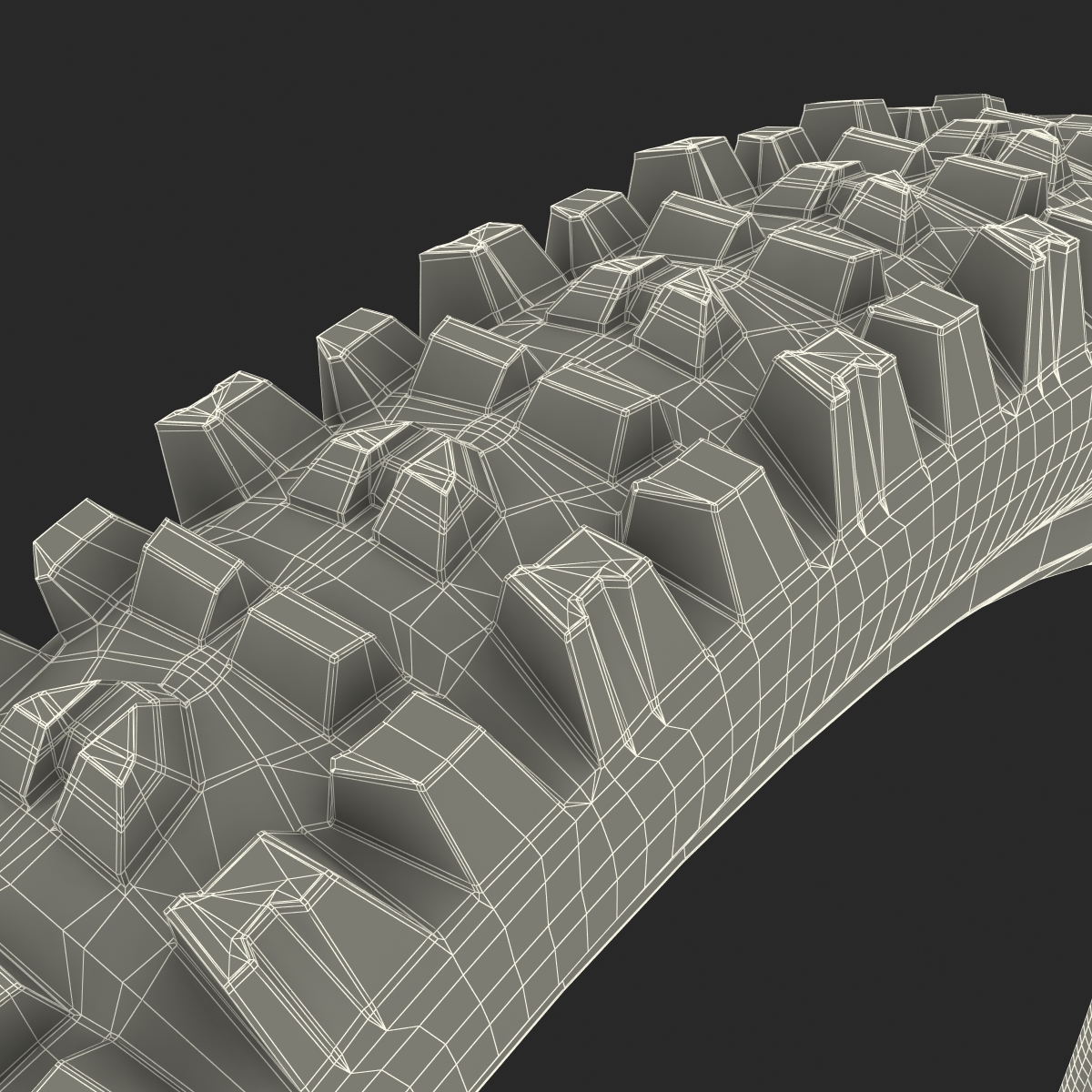 3d model of mountain bike tire maxxis