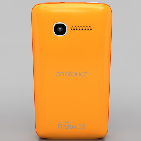 alcatel touch orange 3d model