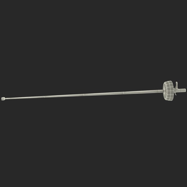 3d fencing practice epee weapon sword model