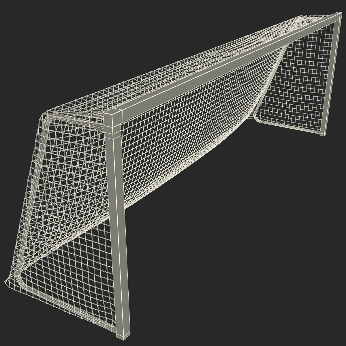 3d soccer goal model