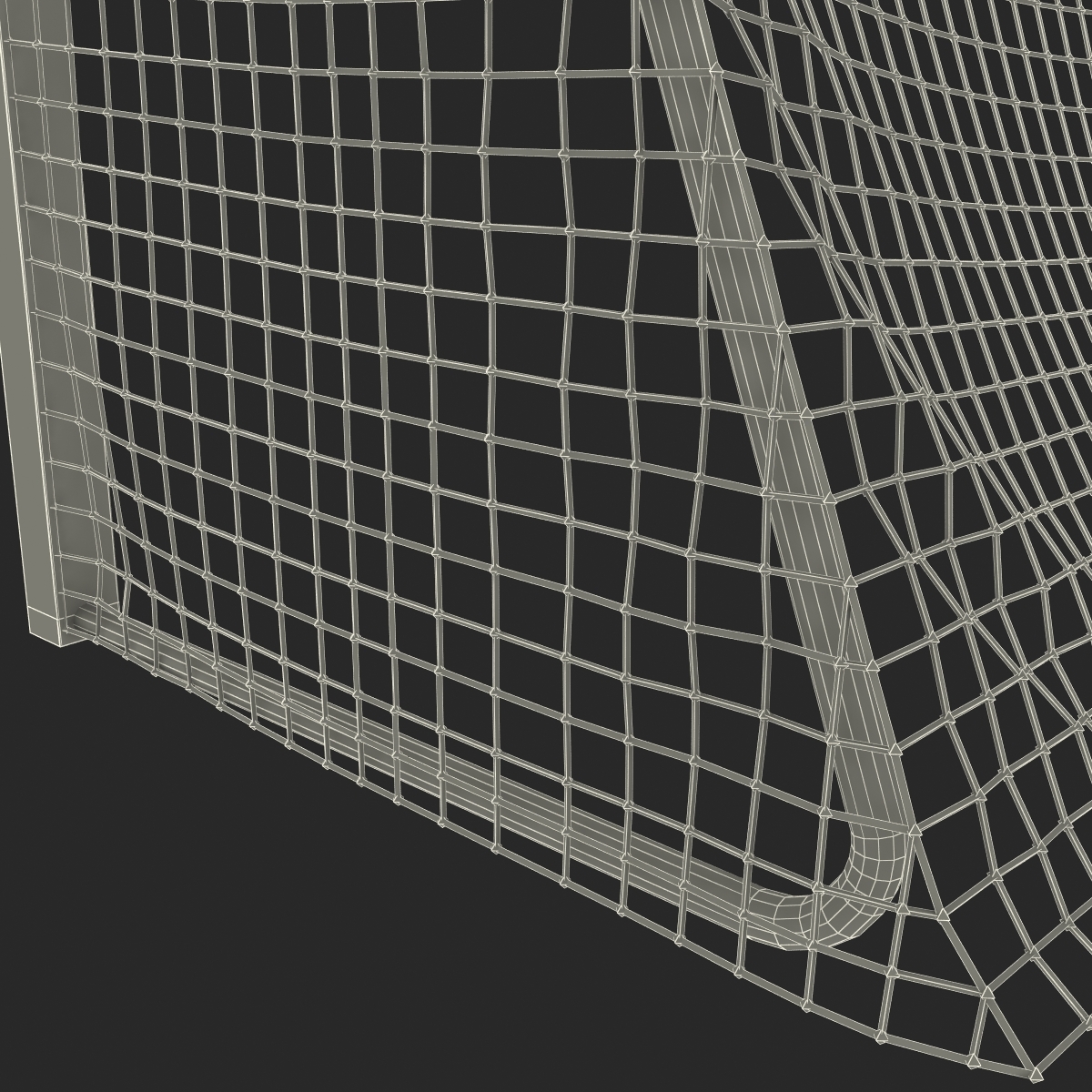 3d soccer goal model