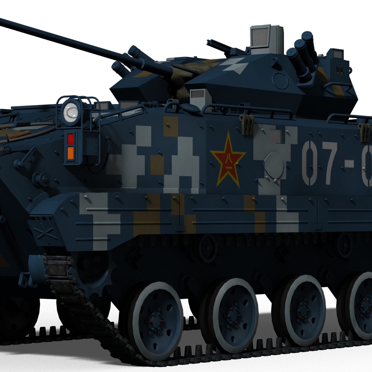 airborne fighting vehicle china obj