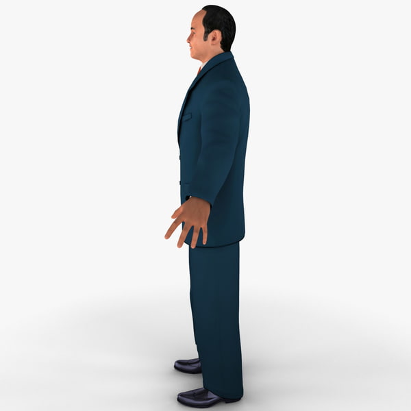 businessman 3 business 3d model