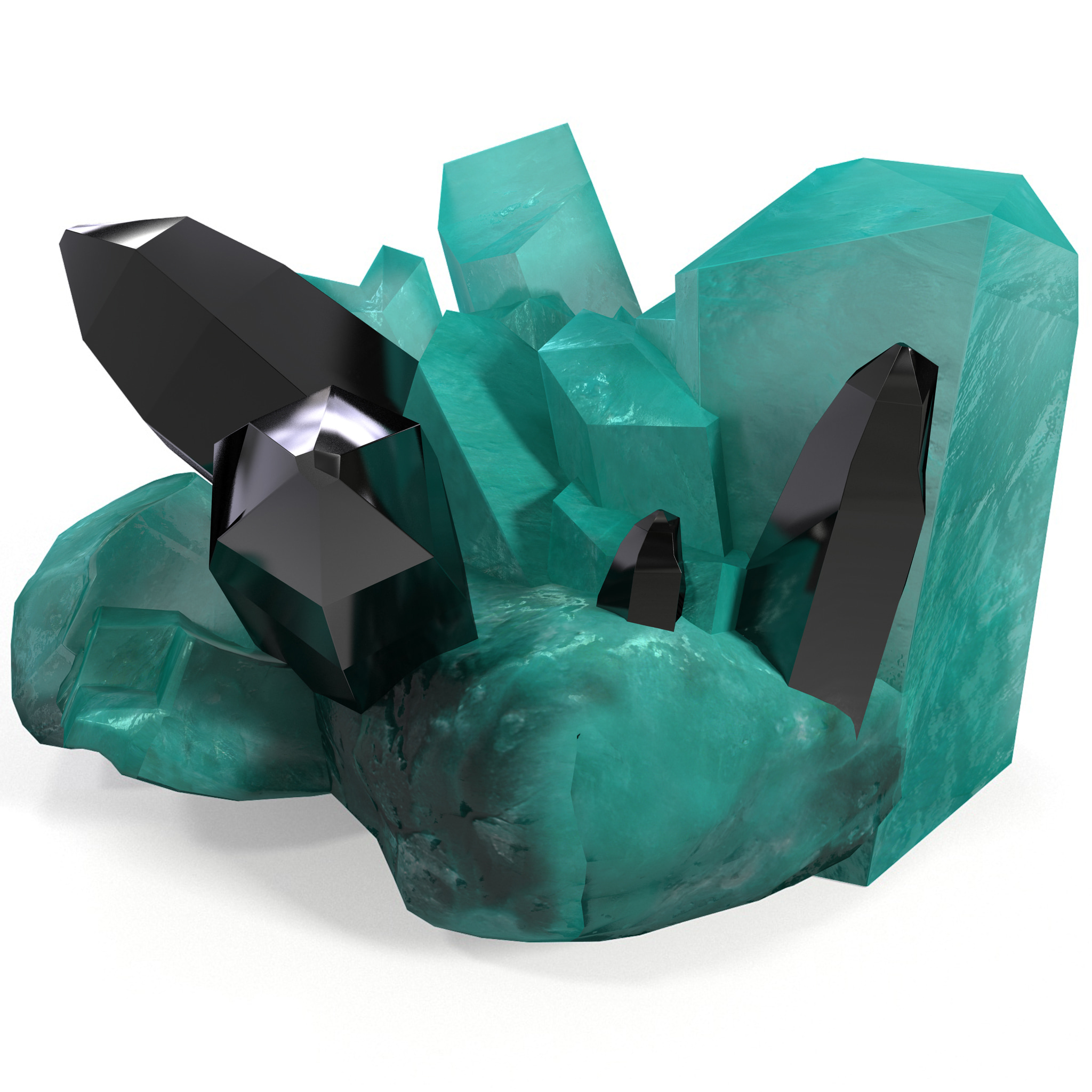 3d model amazonite stone