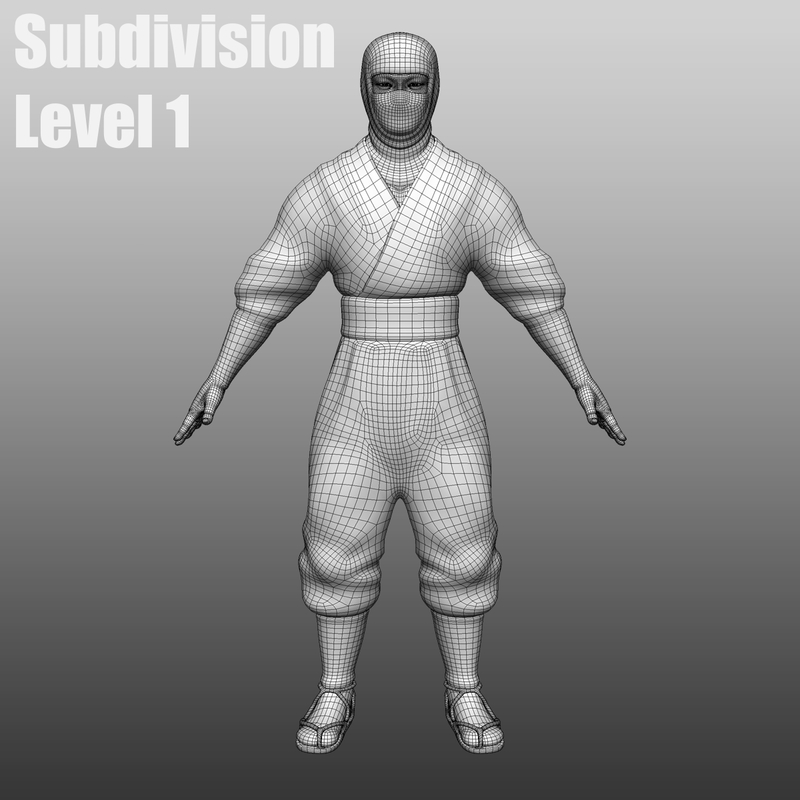 fbx ninja human
