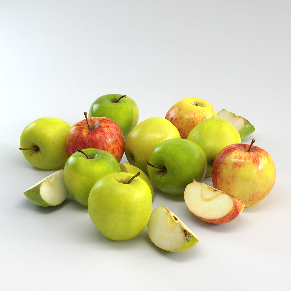 apples 3d model