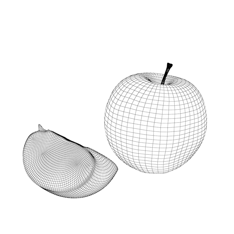 apples 3d model