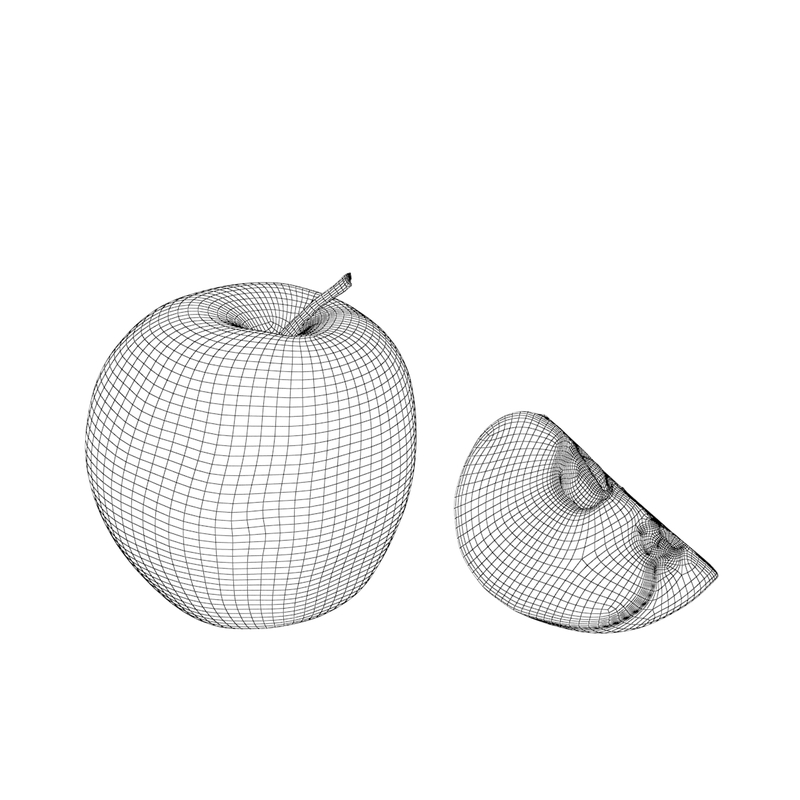 apples 3d model