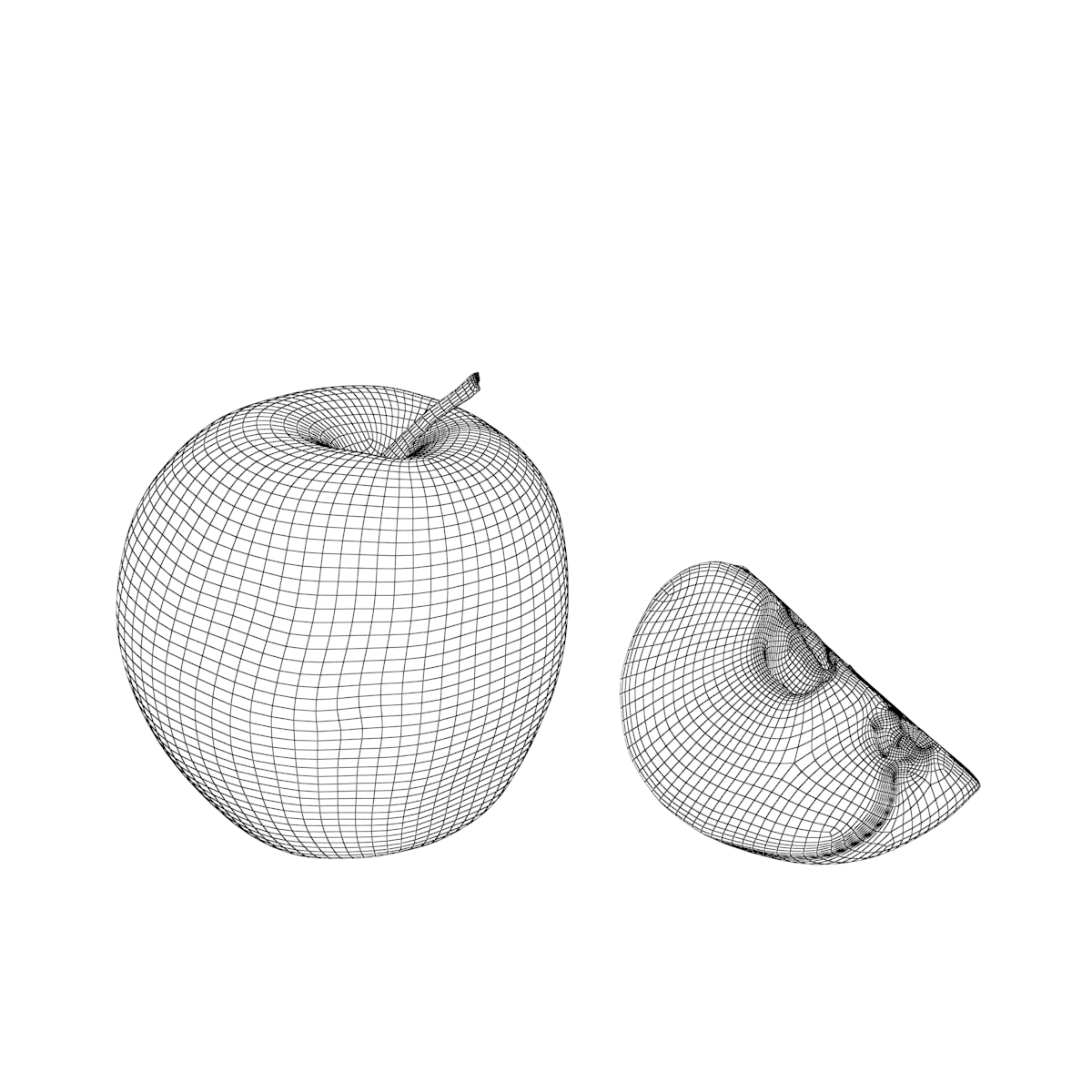 apples 3d model
