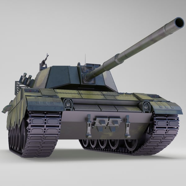3d model al-zarrar pakistan main battle tank