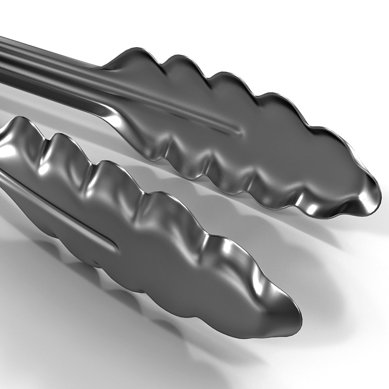 stainless steel spring tongs max