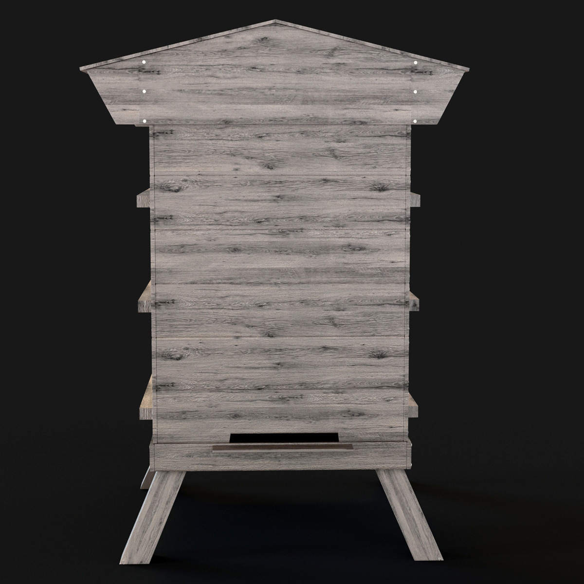 3d model beehive hive bee
