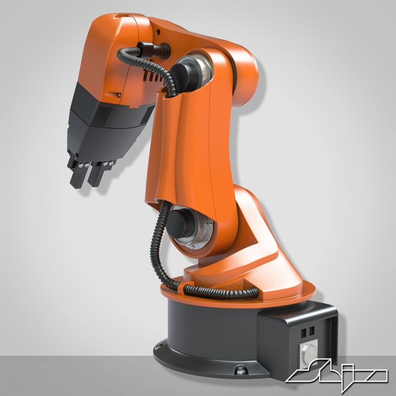 robot arm kuka 3d model