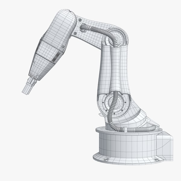 robot arm kuka 3d model