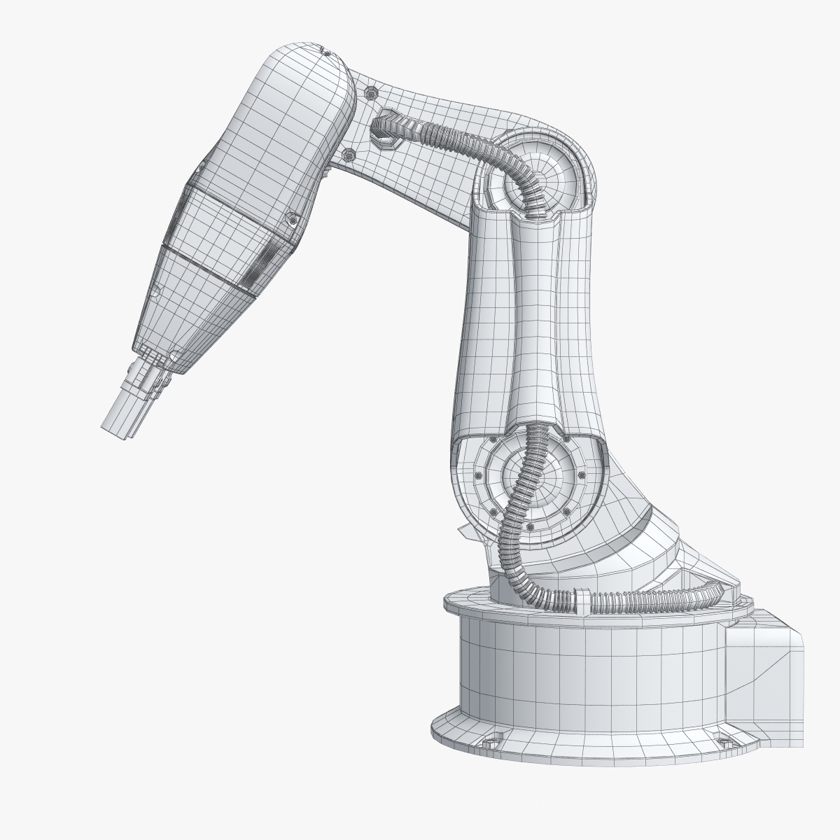 robot arm kuka 3d model