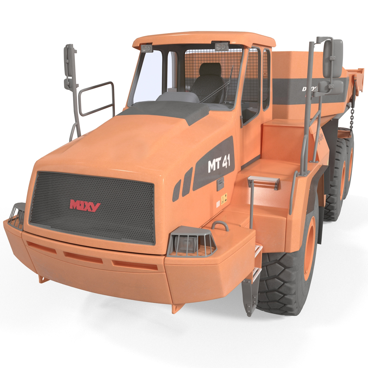 3d articulated truck doosan moxy