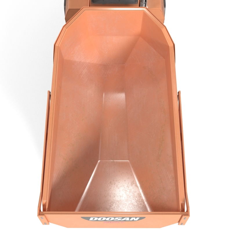 3d articulated truck doosan moxy