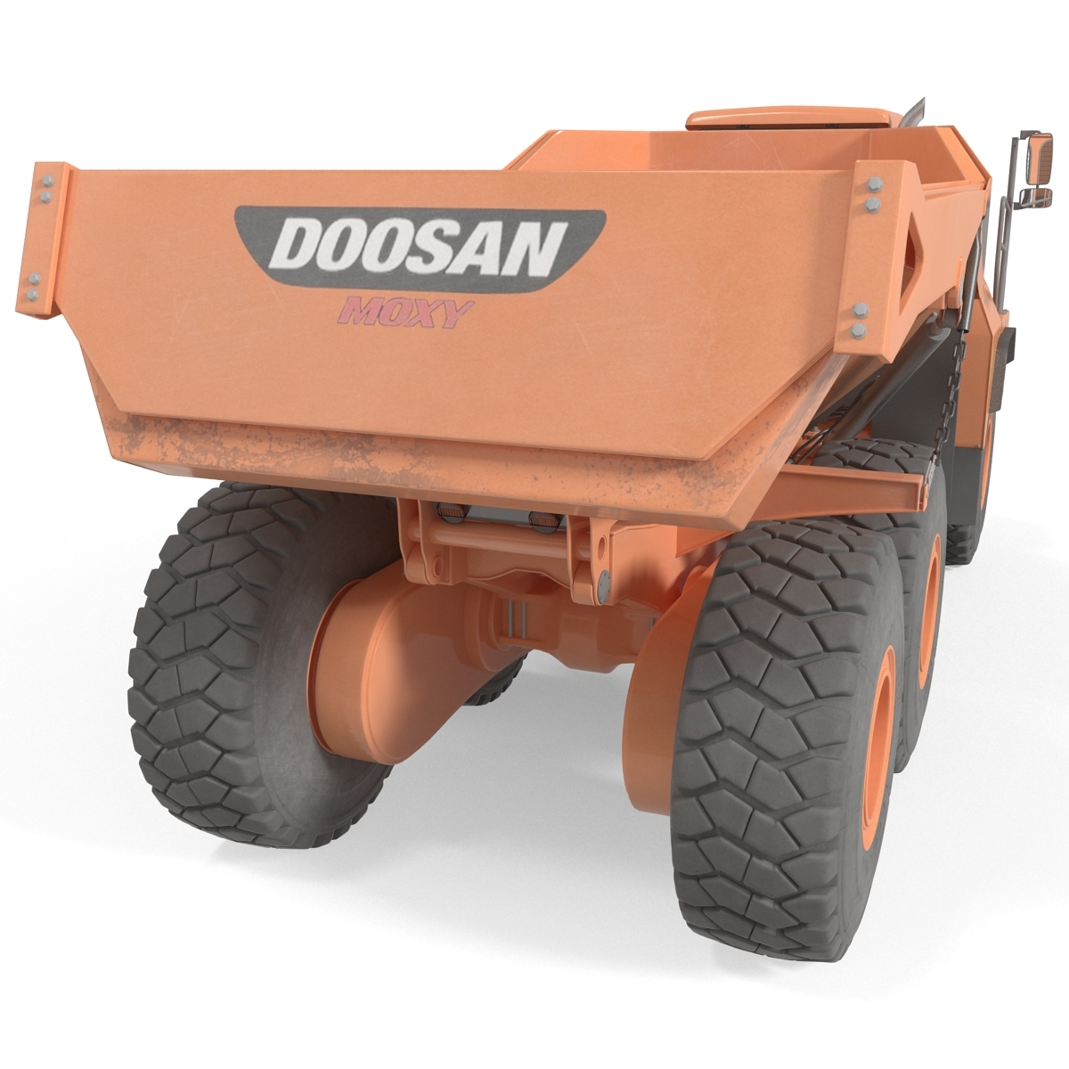 3d articulated truck doosan moxy
