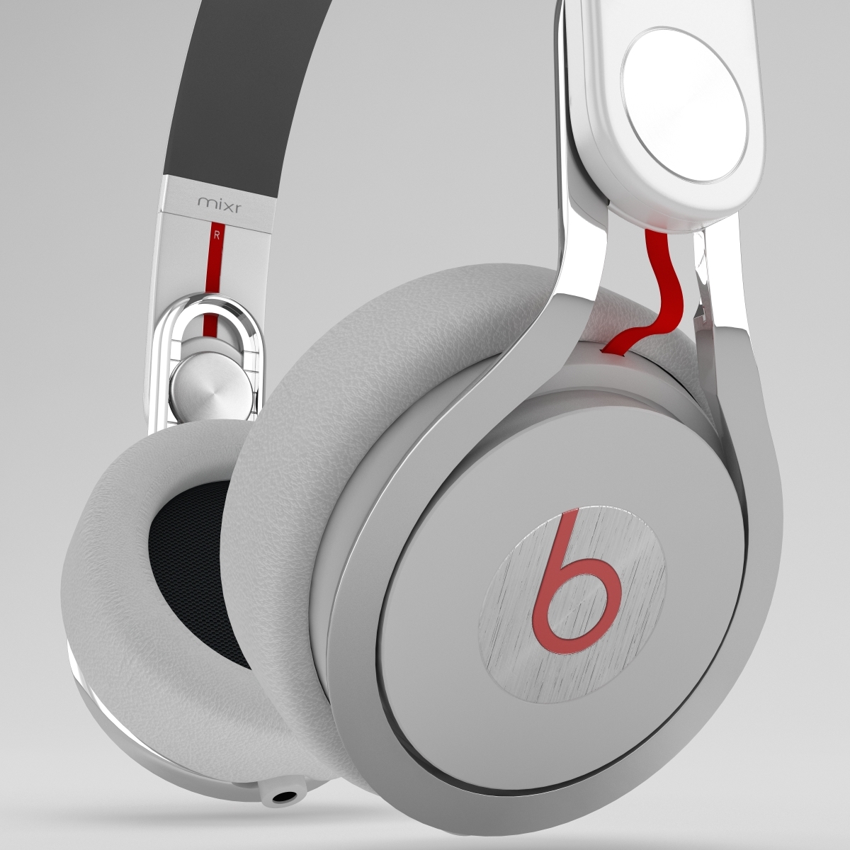 3d model headphones monster beats mixr
