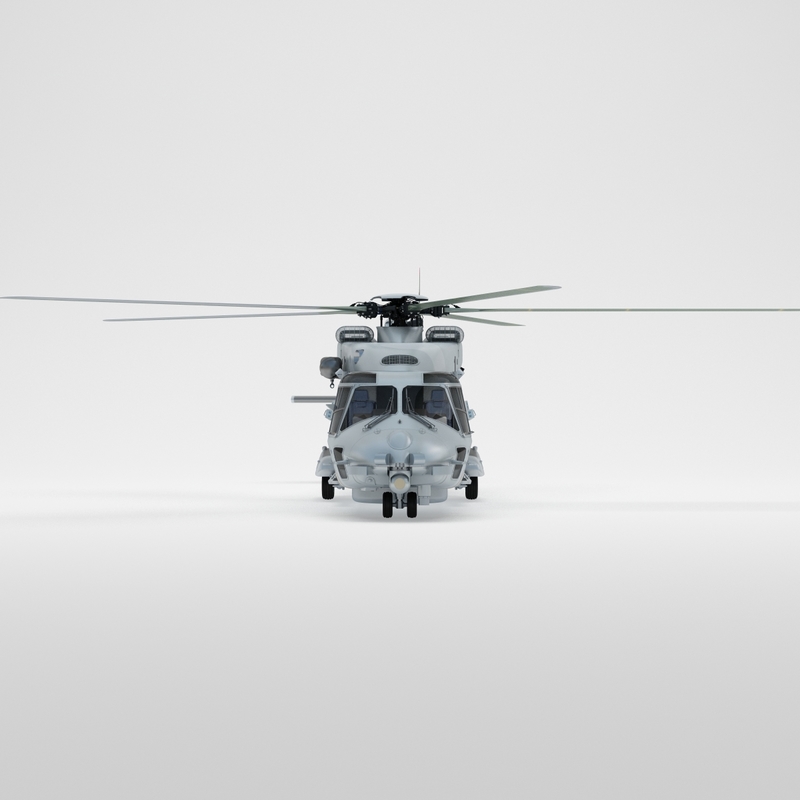 3d model nhindustries nh90 military helicopter