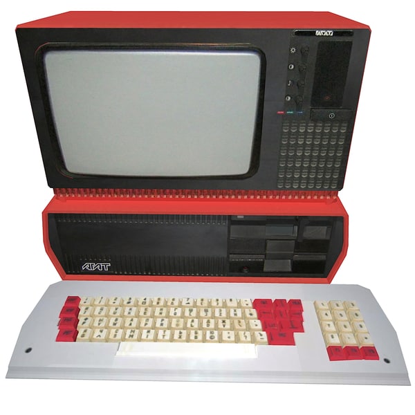 3d model soviet computer monitor