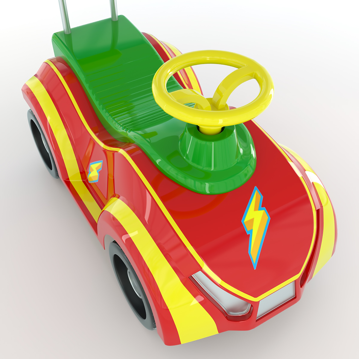 3d car toy seat model