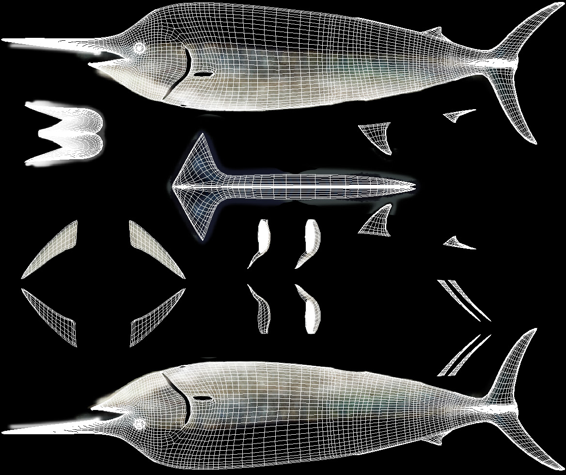 blue marlin obj