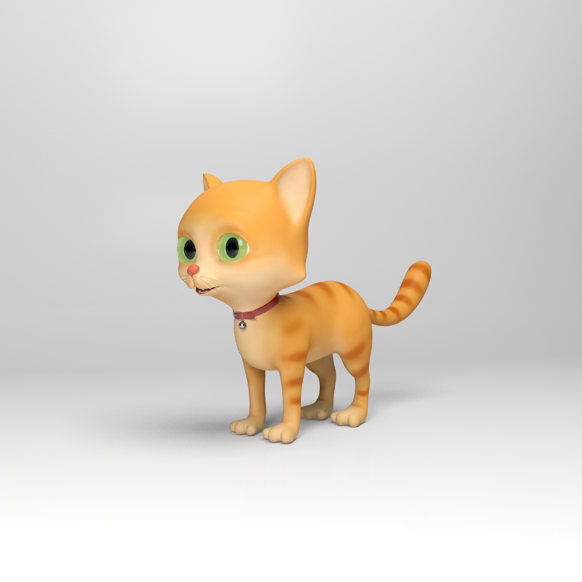 3d cat cartoon