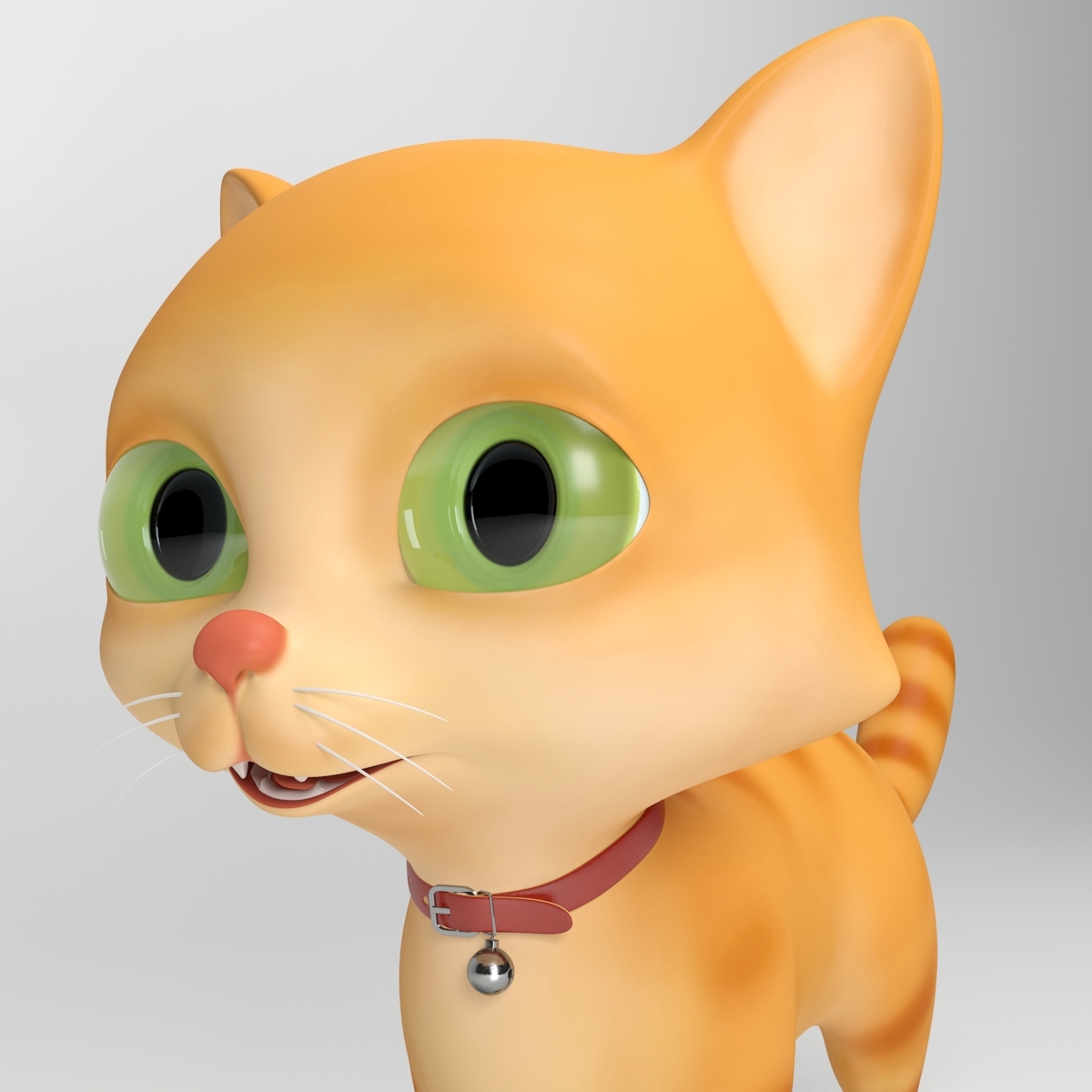 3d cat cartoon