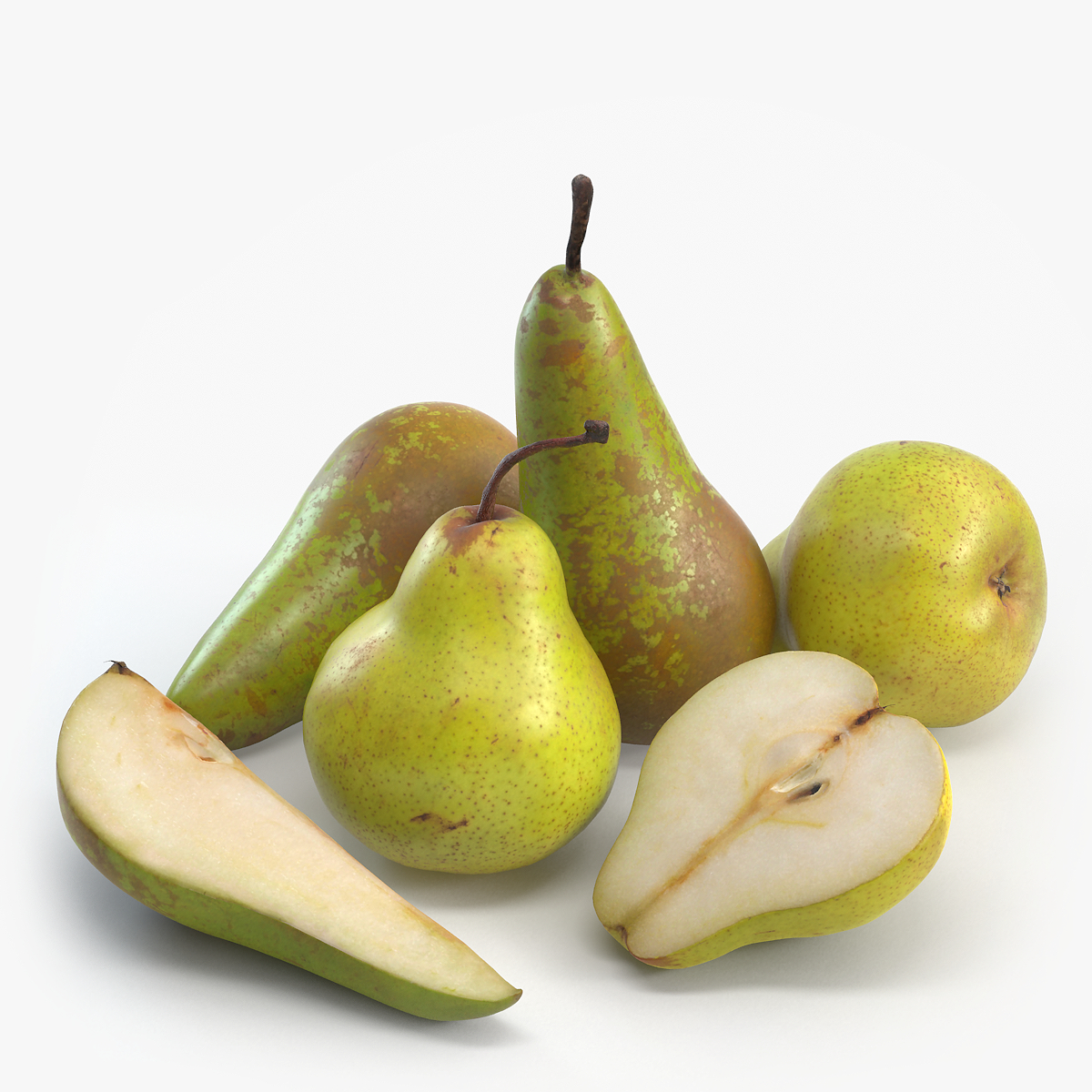 packham conference pears 3d model