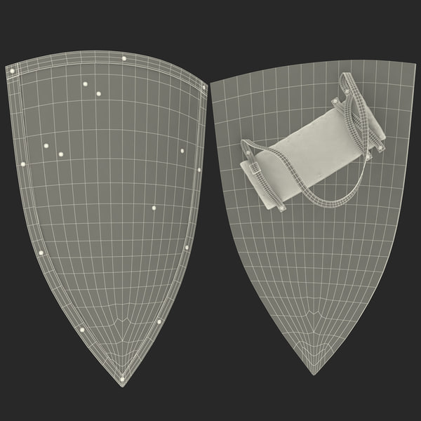 kite shield 3d c4d