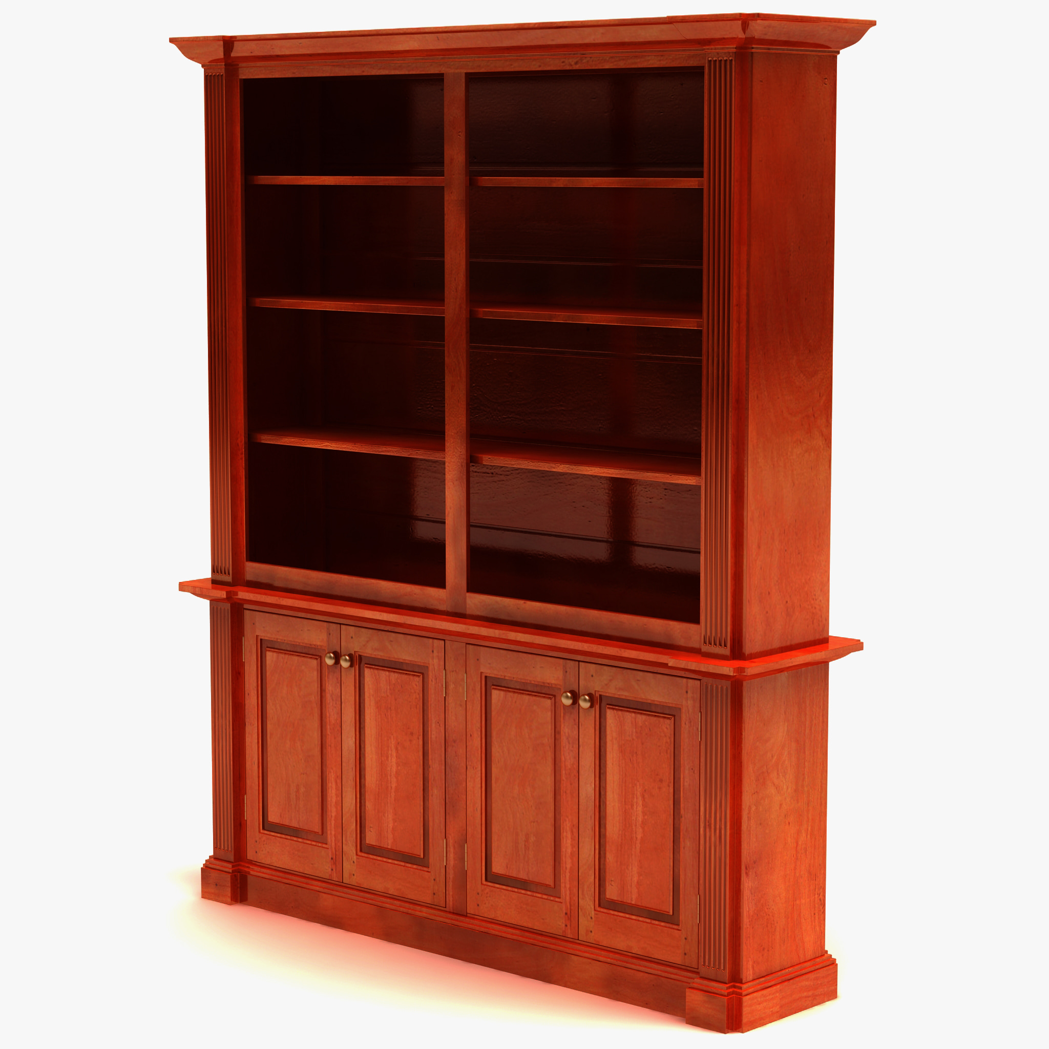 3dsmax architectural bookcase