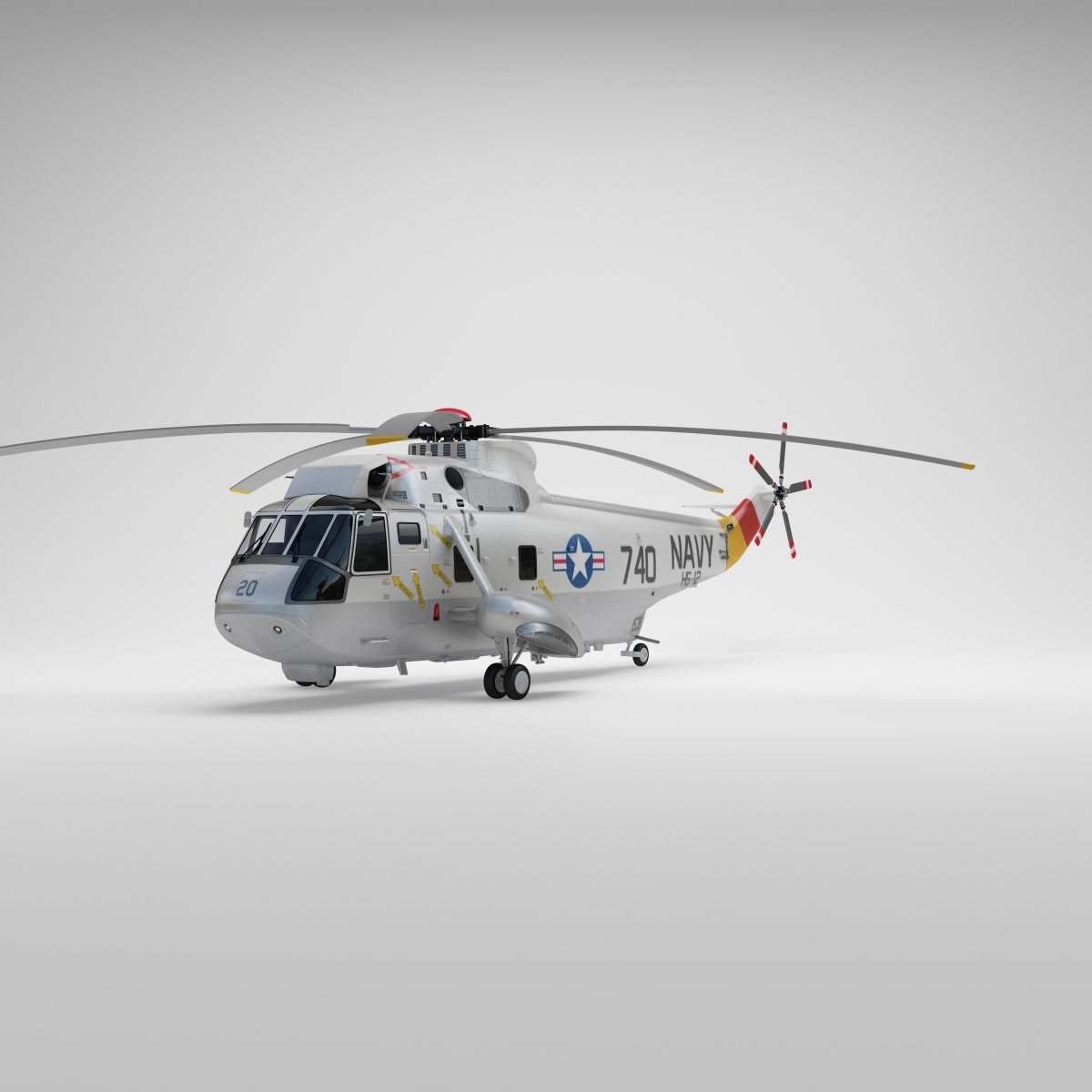 SH-3海王3D模型 - TurboSquid 758179