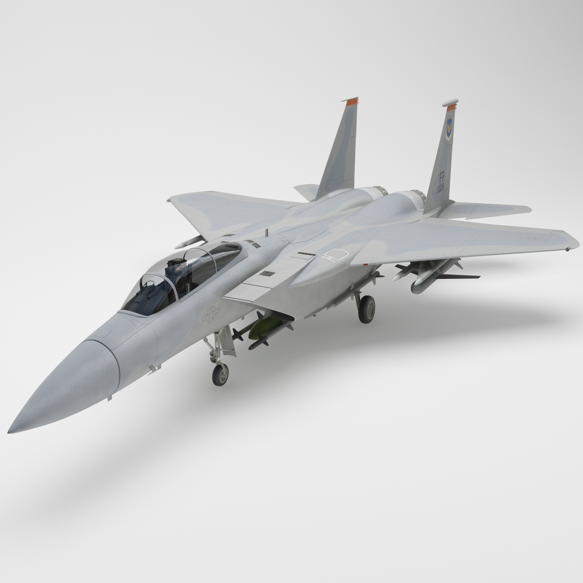 mcdonnell douglas f-15 eagle 3d max