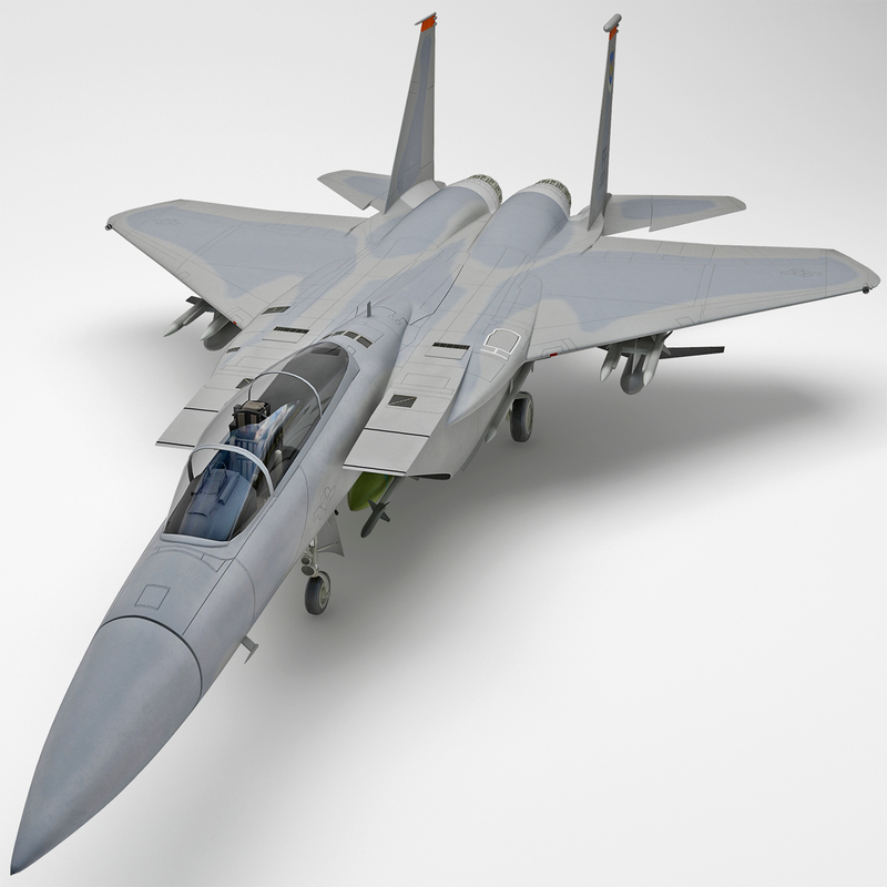 mcdonnell douglas f-15 eagle 3d max