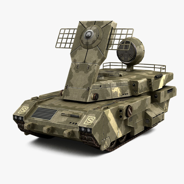 military radar vehicle 3ds