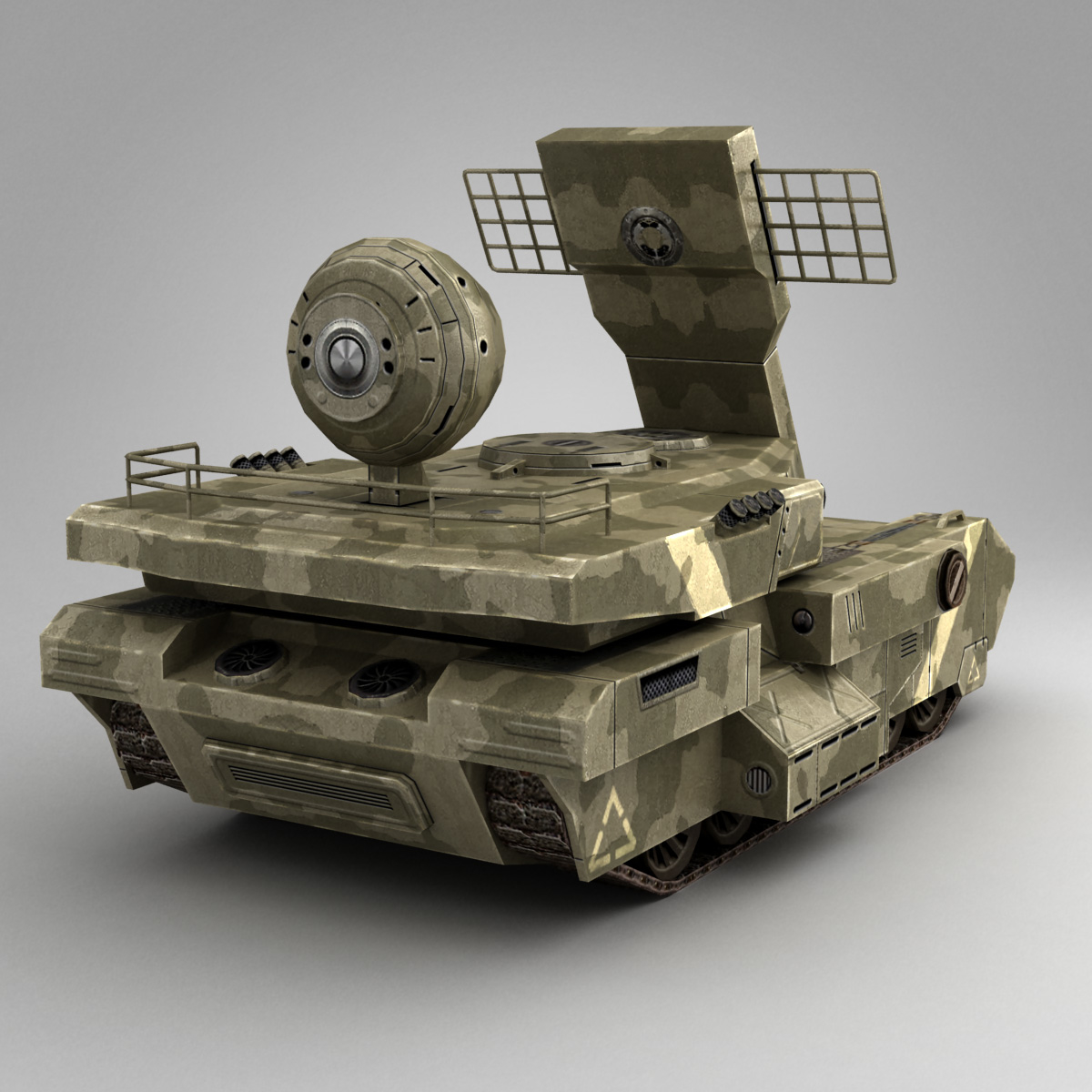 military radar vehicle 3ds