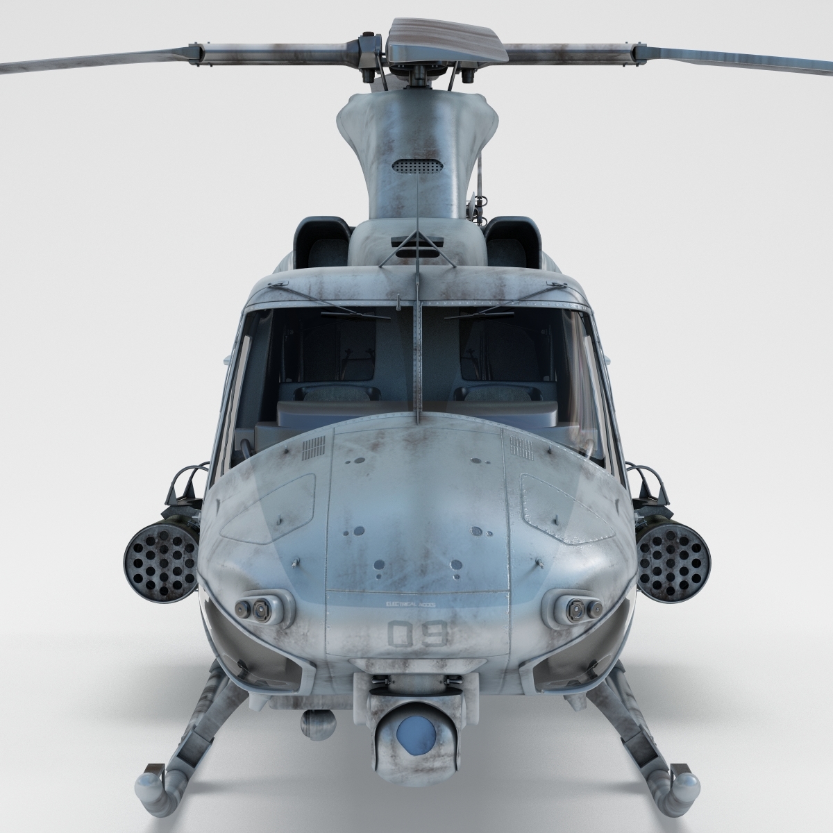 3d bell uh-1y venom 2 model
