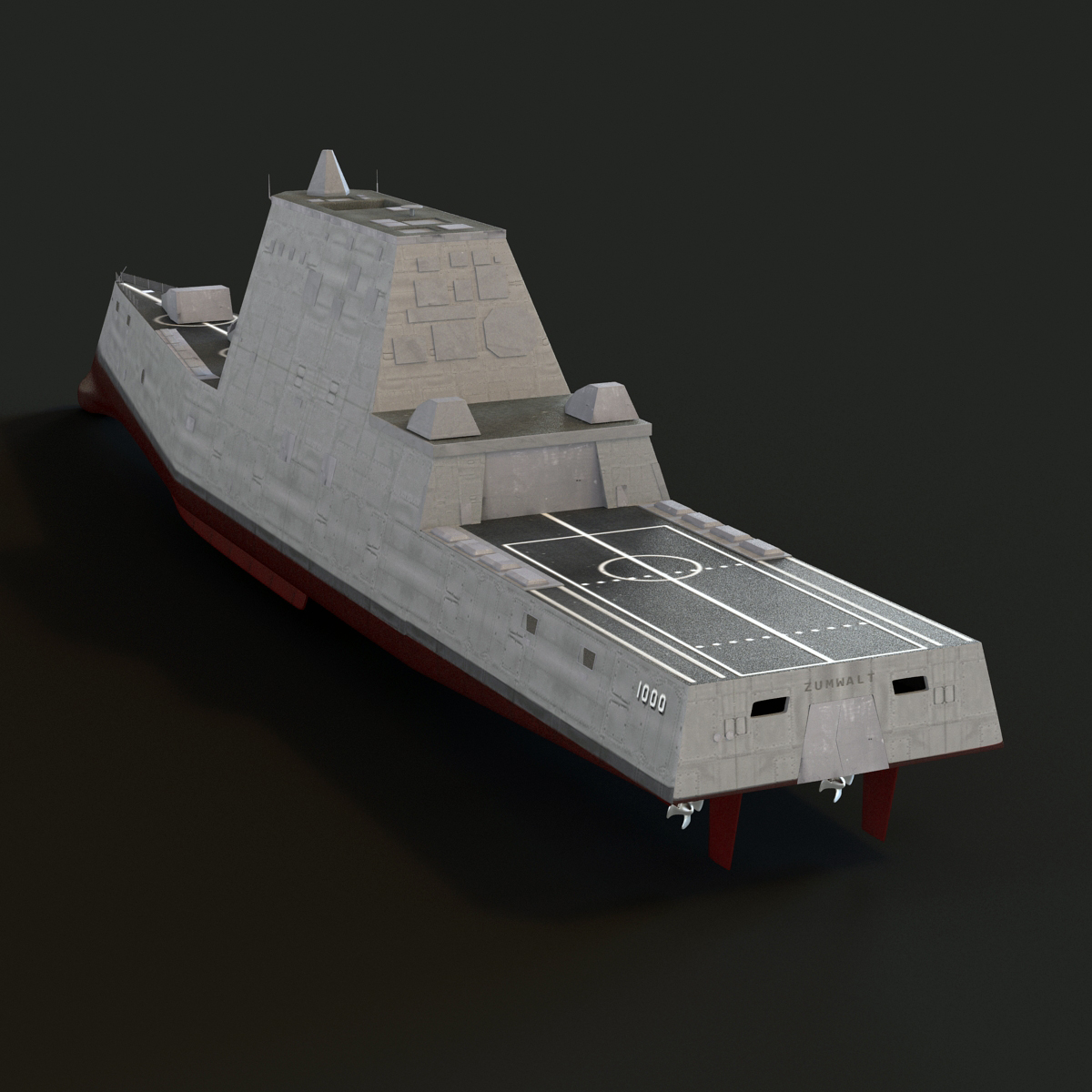 modelo 3d Destructor de clase Zumwalt - TurboSquid 780998